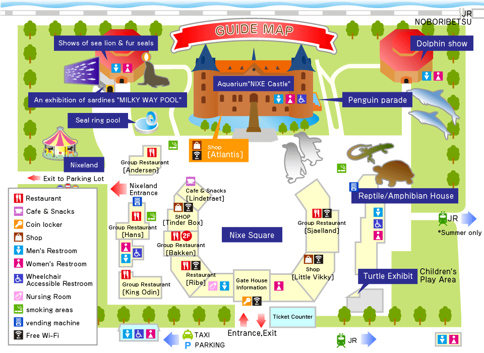 ADMISSION・ACCESS | NOBORIBETSU MARINE PARK NIXE